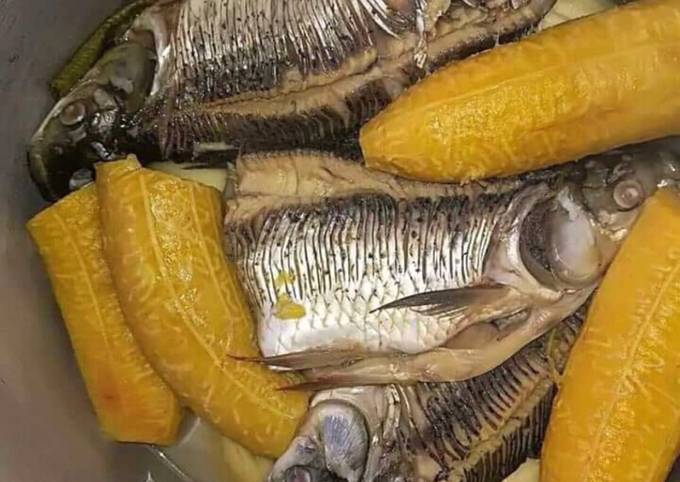 Viuda de pescado salado Receta de Agripina picón.- Cookpad