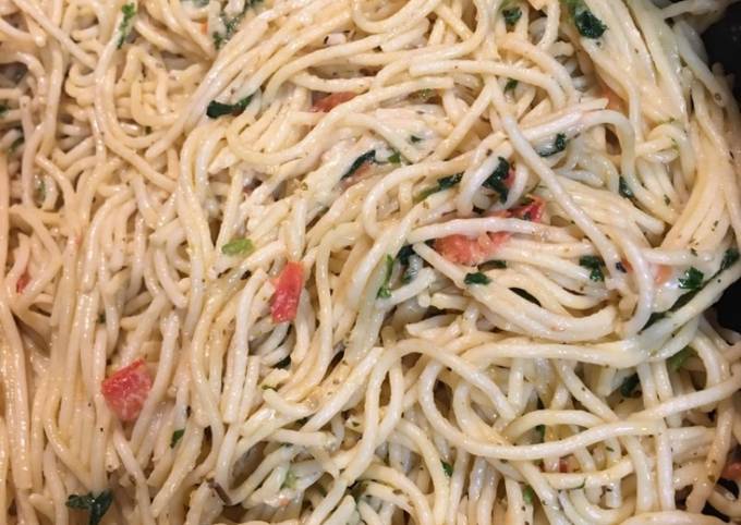 Spaghetti Ala Mantequilla Receta de Nixia Ponce- Cookpad