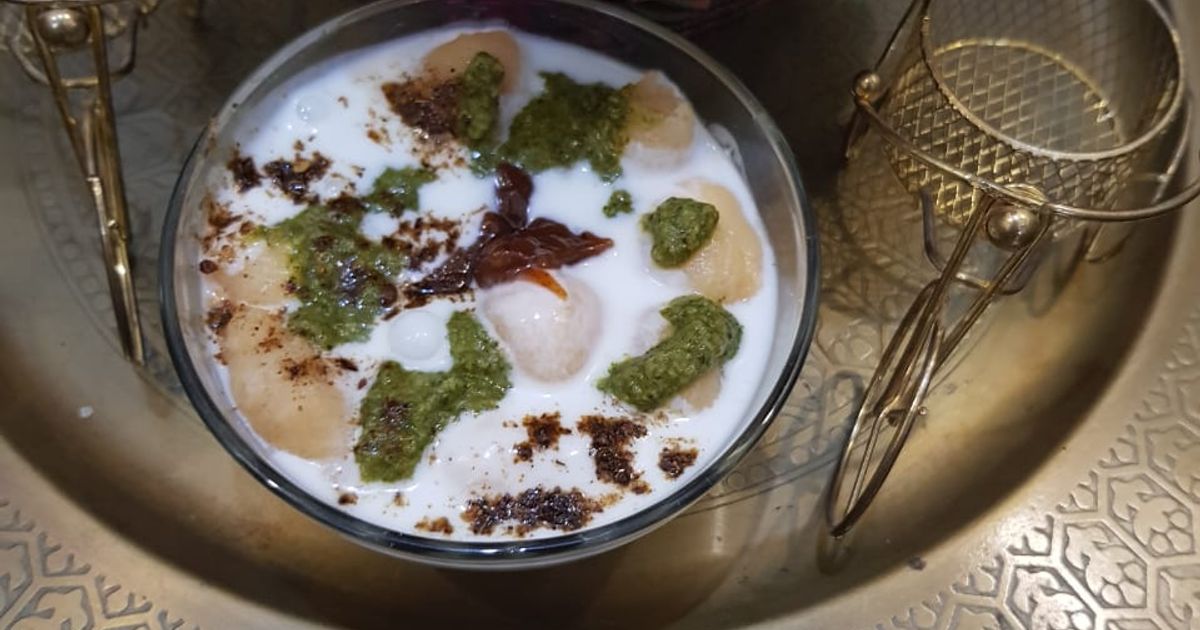 Three Color Dahi Phulki Recipe by house of taste - Cookpad