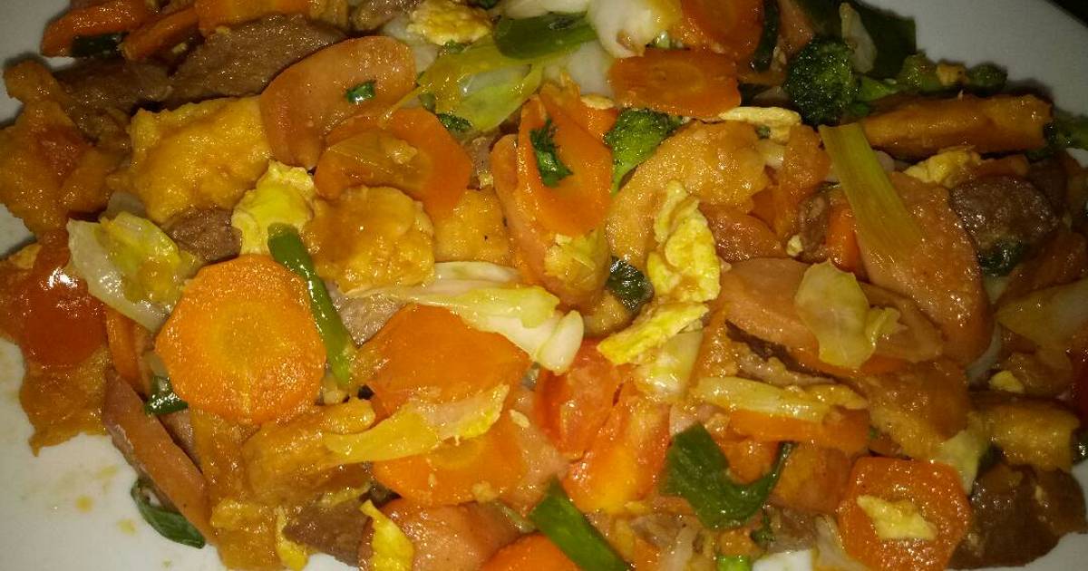 268 resep cap cay goreng bakso sosis enak dan mudah - Cookpad