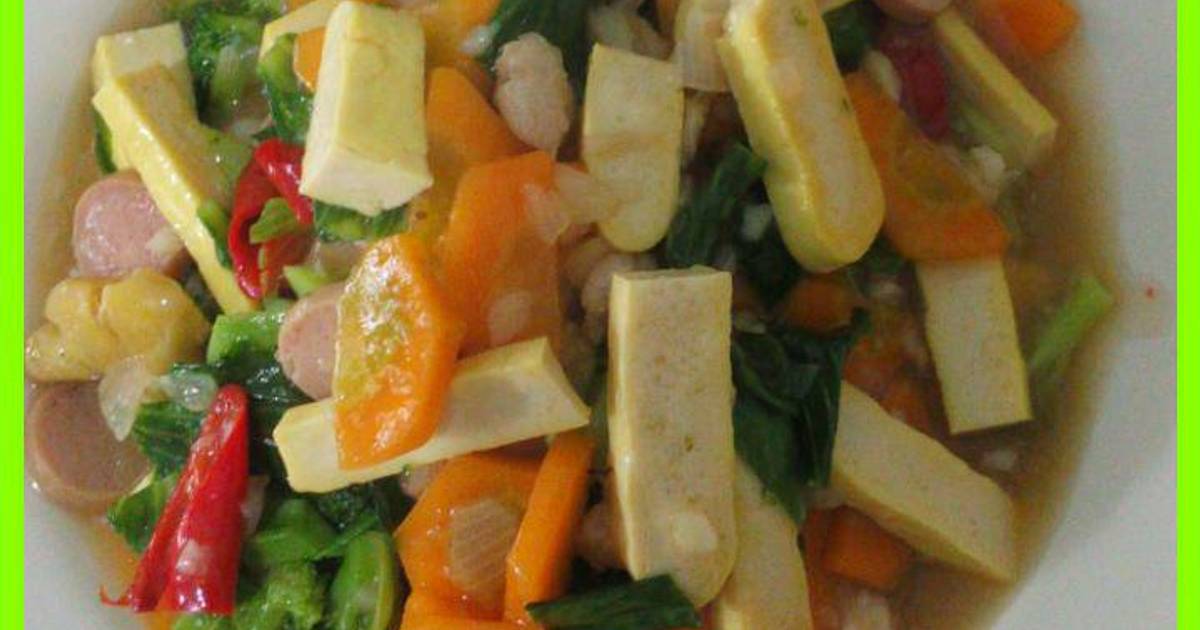 46 resep capcay tahu kuning enak dan mudah - Cookpad