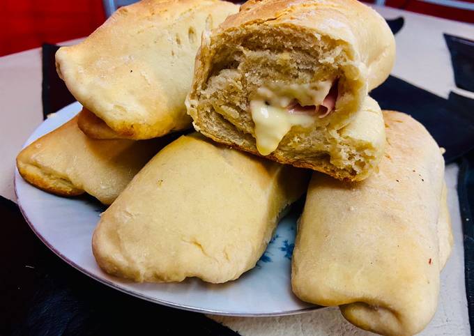 Pan relleno fácil y algo diferente para estas tarde lindas Receta de ...