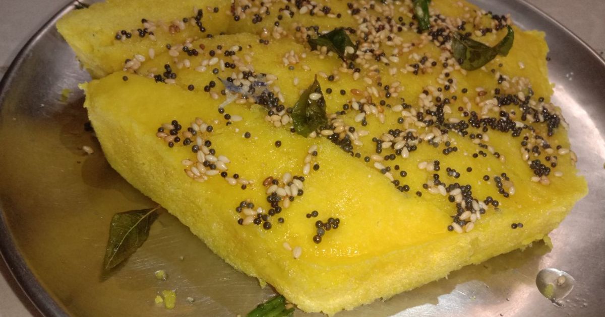 Alpa Vora દ્વારા રેસીપી ખમણ ઢોકળાં (Khaman Dhokla Recipe In Gujarati ...