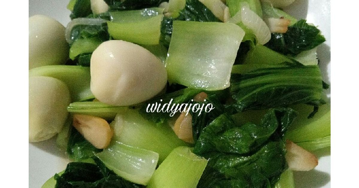 Resep Tumis Pokcoy Bawang Putih Dengan Telur Puyuh oleh Widya Jojo ...