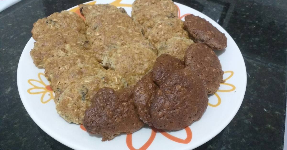 Cookies saudáveis Receita por Valéria - Cookpad