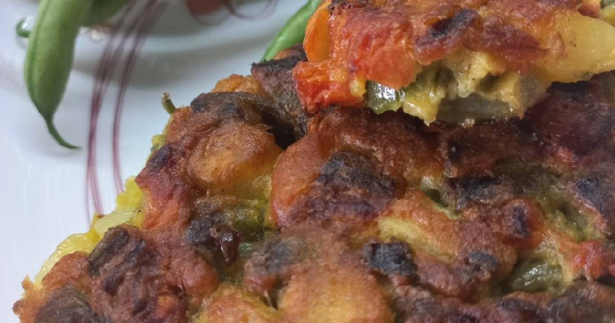 طرز تهیه کوکو لوبیا سبز ناهار فوری ساده و خوشمزه توسط مَصی کوکپد
