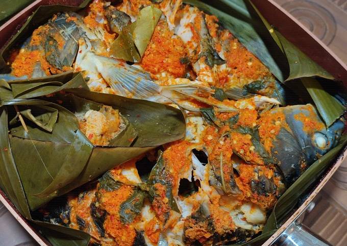 Resep Pepes ikan mas oleh 🌷ferariani - Cookpad
