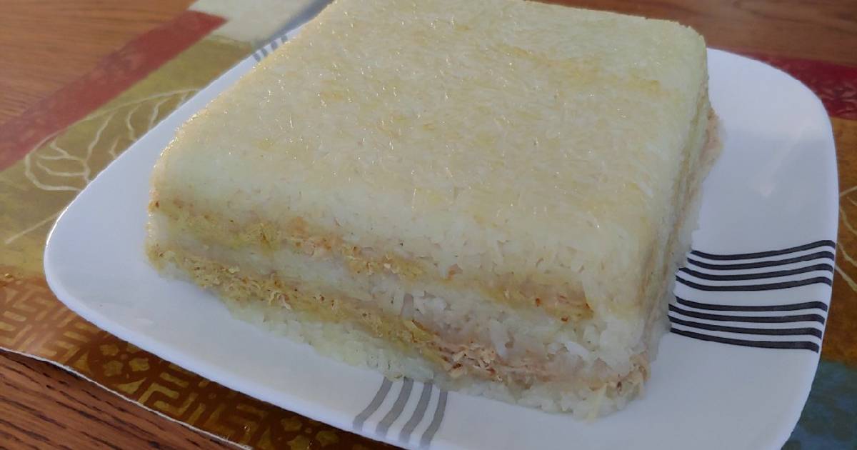 Resep Lemper Ayam Lapis oleh Cisade - Cookpad