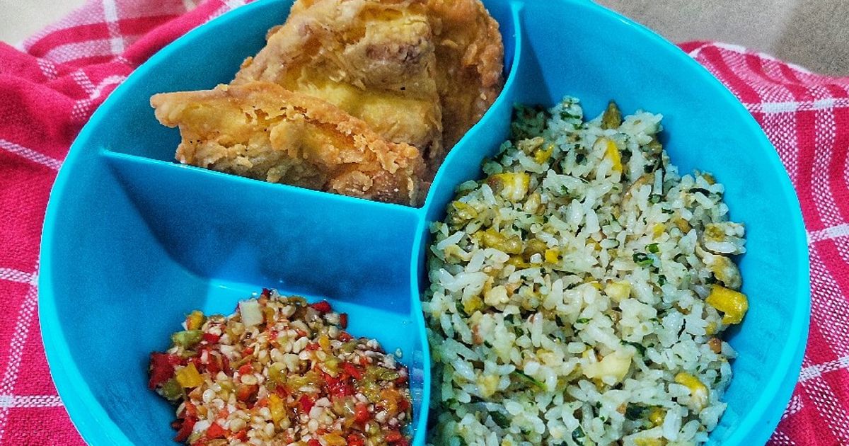 Resep nasi bayam crispy rumahan enak dan mudah - Cookpad