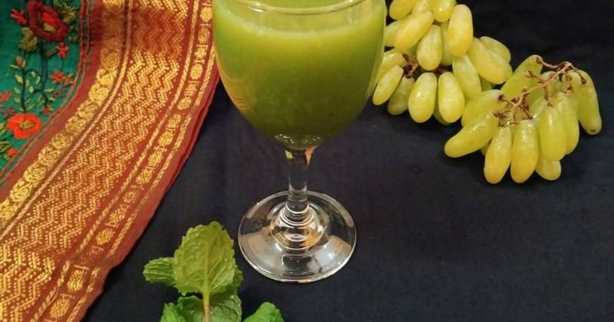Green Grapes Mint Cooler Recipe by Sudipa Gope - Cookpad