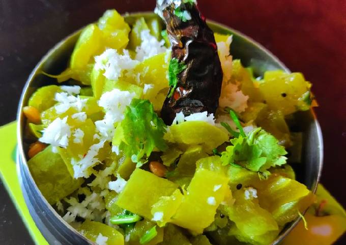 Snake gourd subji Recipe by Suchitra S(Radhika S) - Cookpad