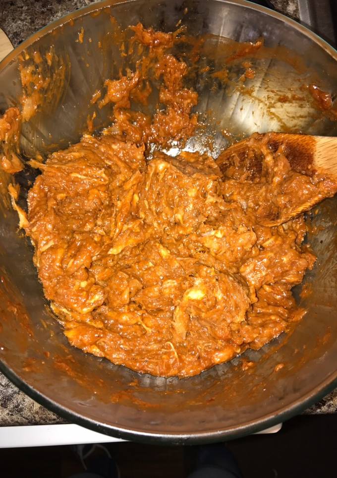 Chorizo de pollo desde 0 Receta de Monserrat Pineapple- Cookpad