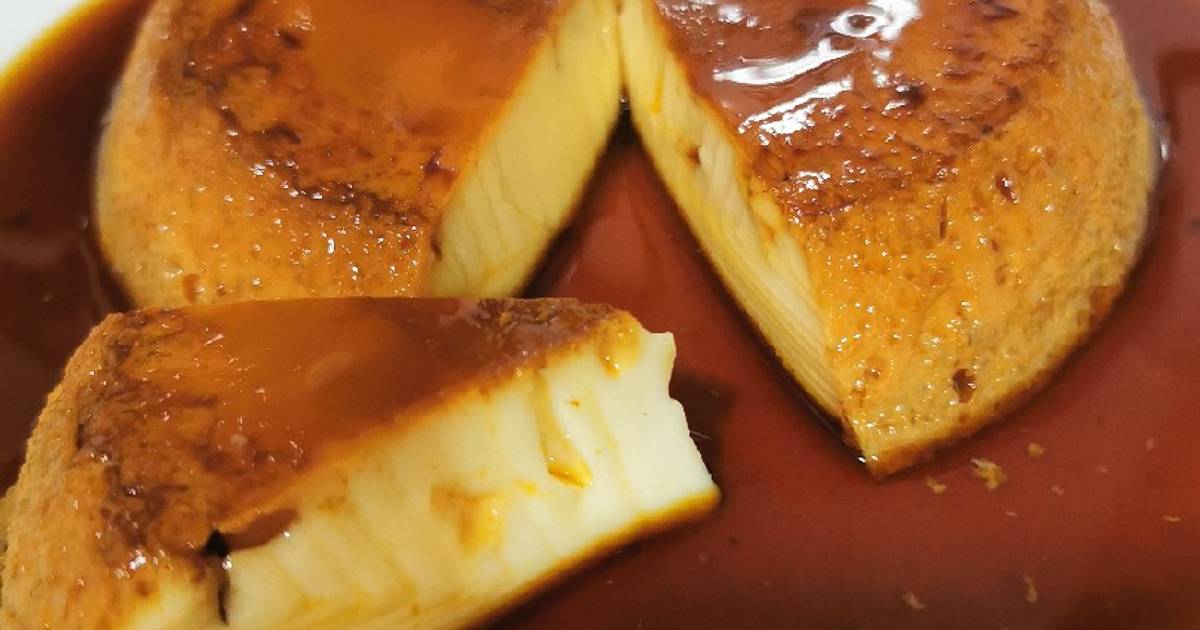 Flan Bajo En Calorías, Fácil, Rápido Y Sin Horno Receta de Judy