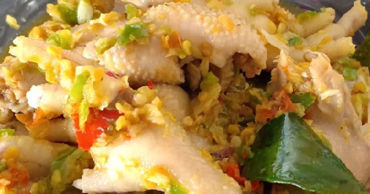 Resep Ceker Kepala Setan Cabai Ijo, Pedes oleh santi astuti - Cookpad