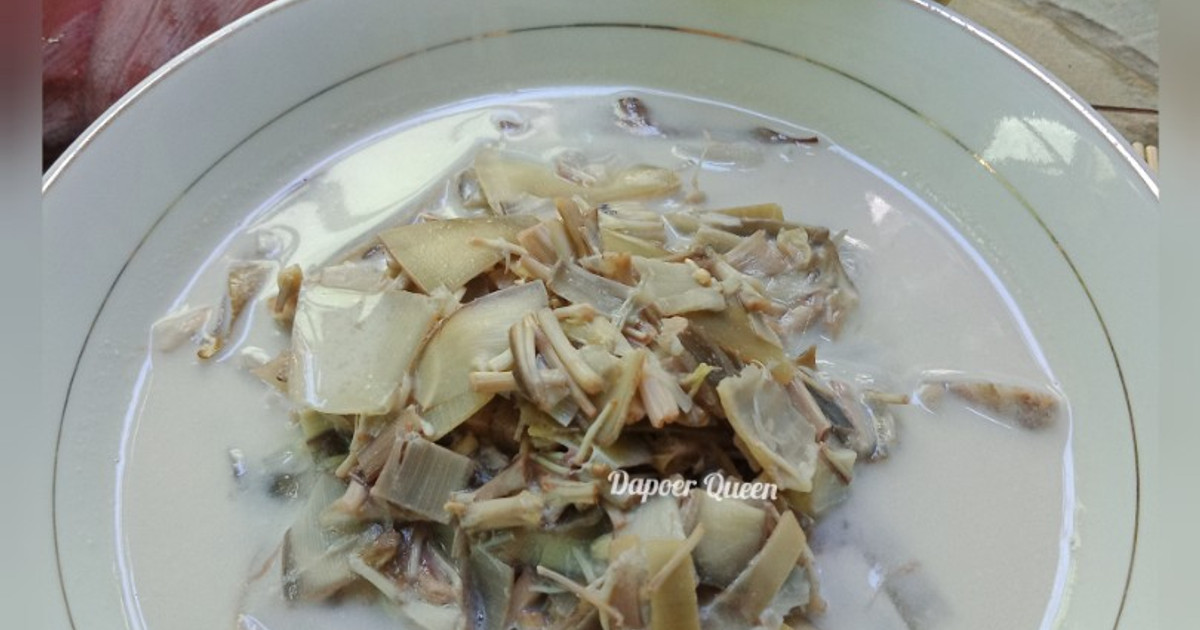 Resep Santan Jantung Pisang (Bumbu Cemplung) oleh Dapoer Queen - Cookpad