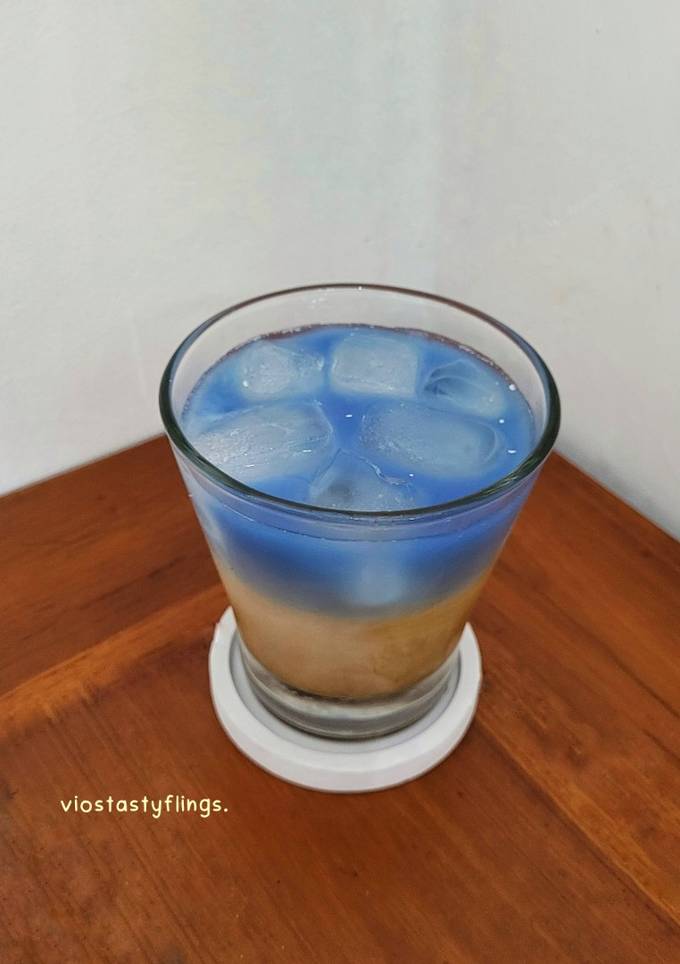 Resep Es Kopi Bunga Telang oleh Violina - Cookpad