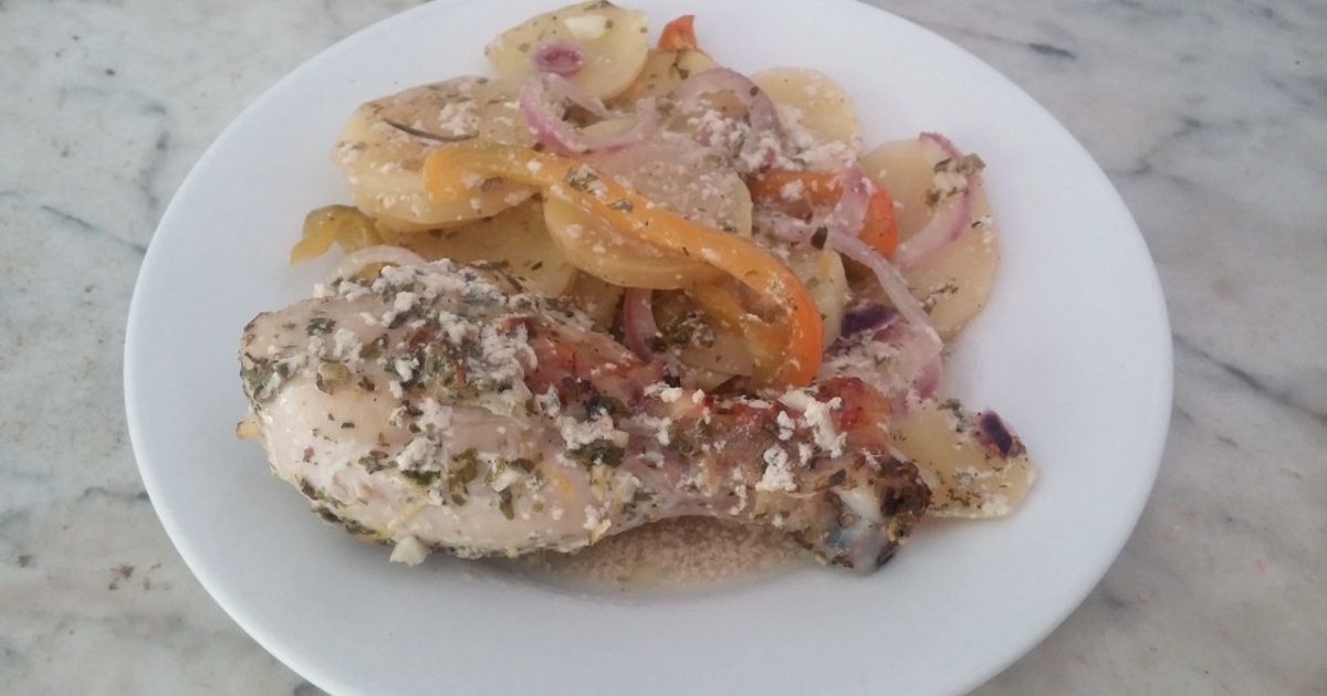Pollo Al Estilo Griego Receta de Tatina- Cookpad