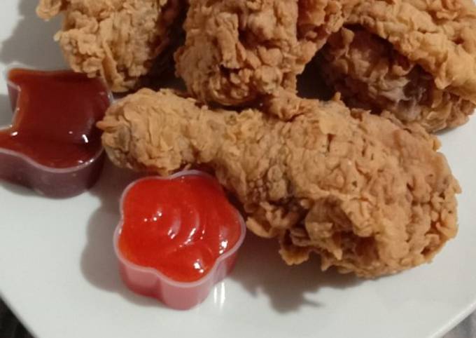 Resep Ayam kentaki oleh Dapur Rosliah - Cookpad