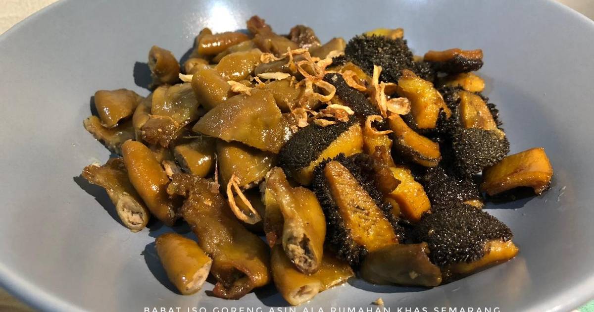 Resep Babat Iso Goreng Asin Ala Rumahan Khas Semarang oleh Ikha Farikha ...