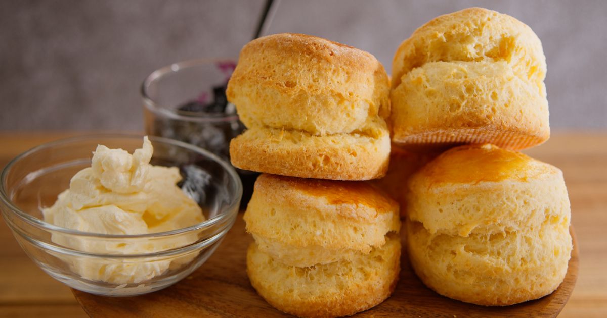 Basic Perfect Scones Using 100% Strong Bread Flour Recipe By Fumie's Recipe