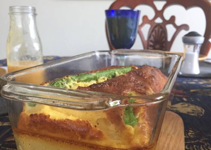 Huevos batidos con espárragos Receta de Adriana Garavito- Cookpad