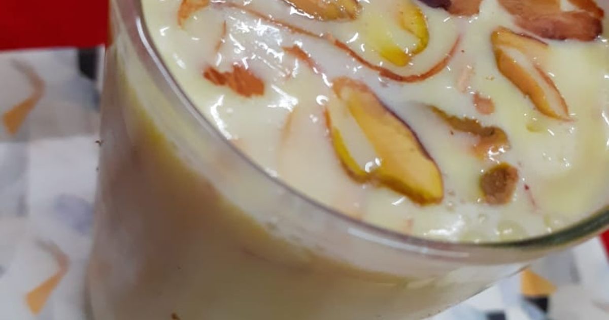 Piyush Drink Recipe by Chef Tripti Saxena - Cookpad