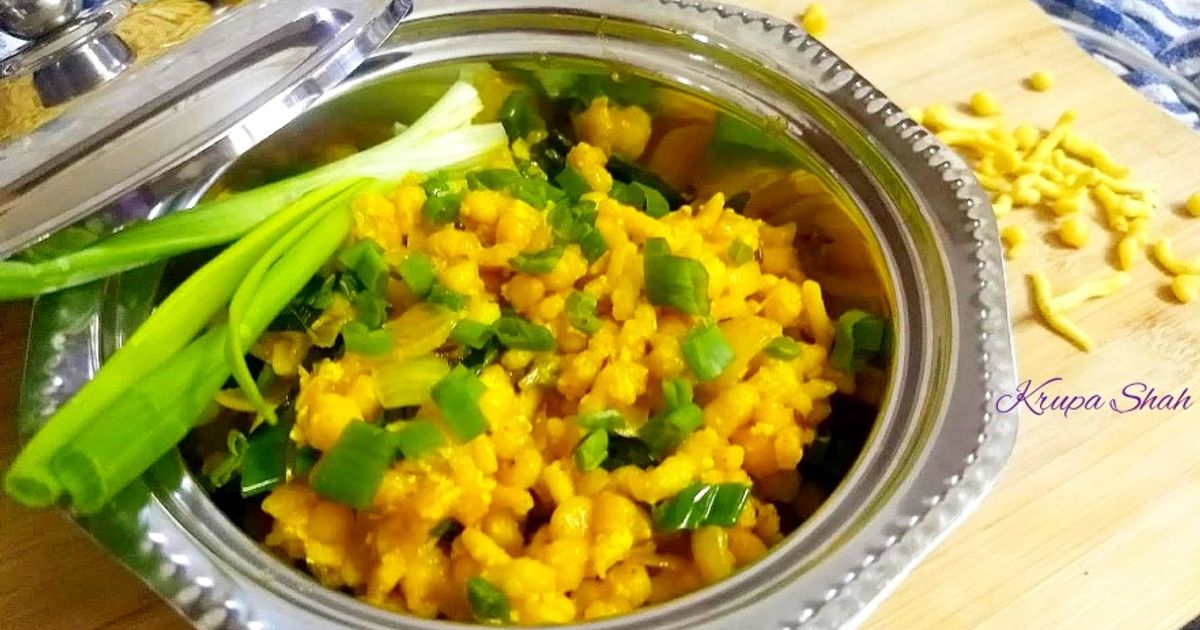 Chatpati Boondi Sev Ki Sabji Recipe by Krupa Kapadia Shah - Cookpad