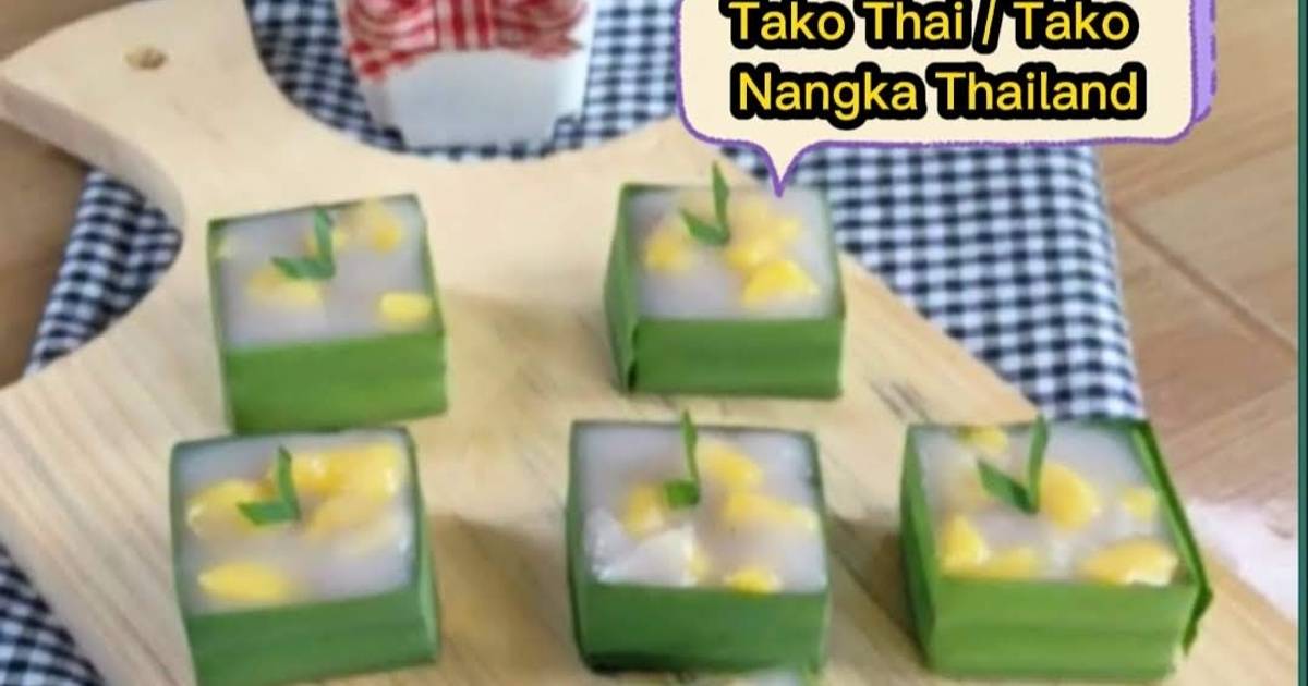 Resep Tako Thai / Tako Nangka / Kue Khas Thailand oleh Dapur Ceria 🦞 ...