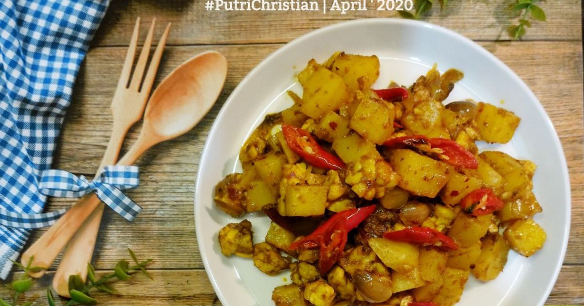 Resep Tempe Kentang Pedas Manis oleh PutriChristian - Cookpad