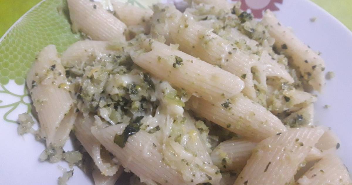 Mostacholes con brócoli Receta de Luz - Cookpad