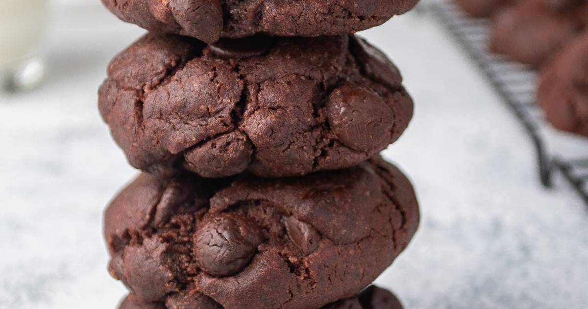 Resep Mini Chocochips cookies. Triple Coklat, Simple No mixer..! oleh ...