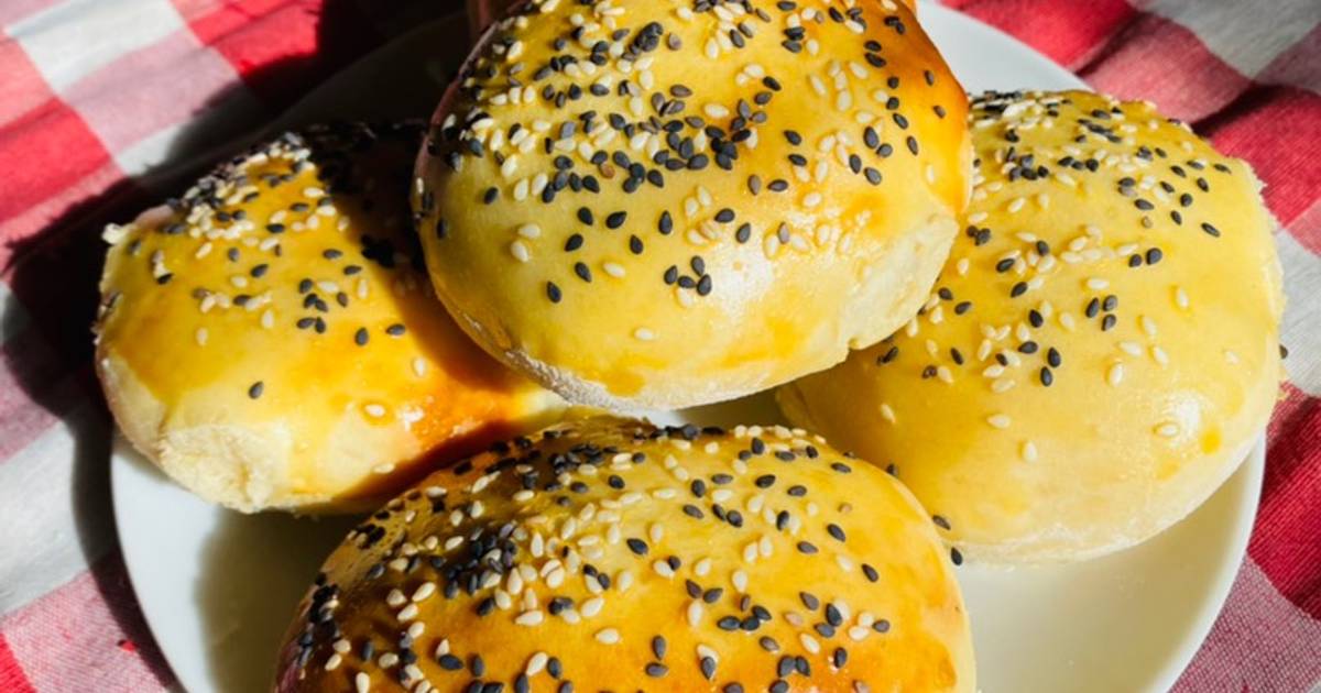 Pan para hamburguesas o tortugas 🍔 Receta de 🌸 Mariana 🌸- Cookpad