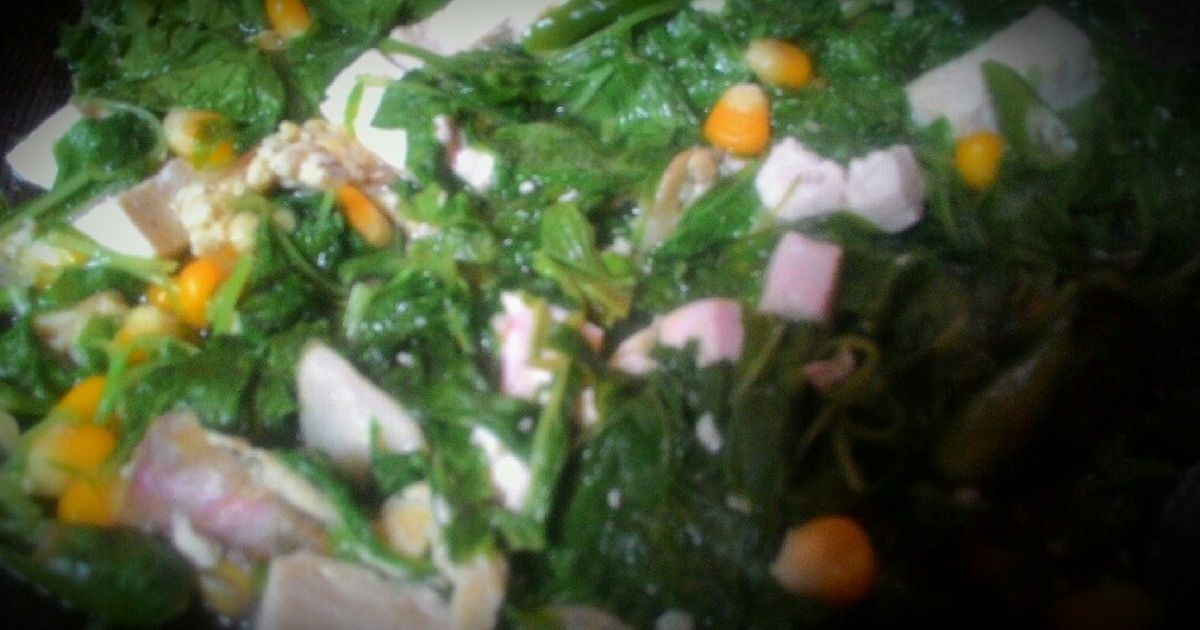 Resep bayam tahu telur simple rumahan enak dan mudah - Cookpad