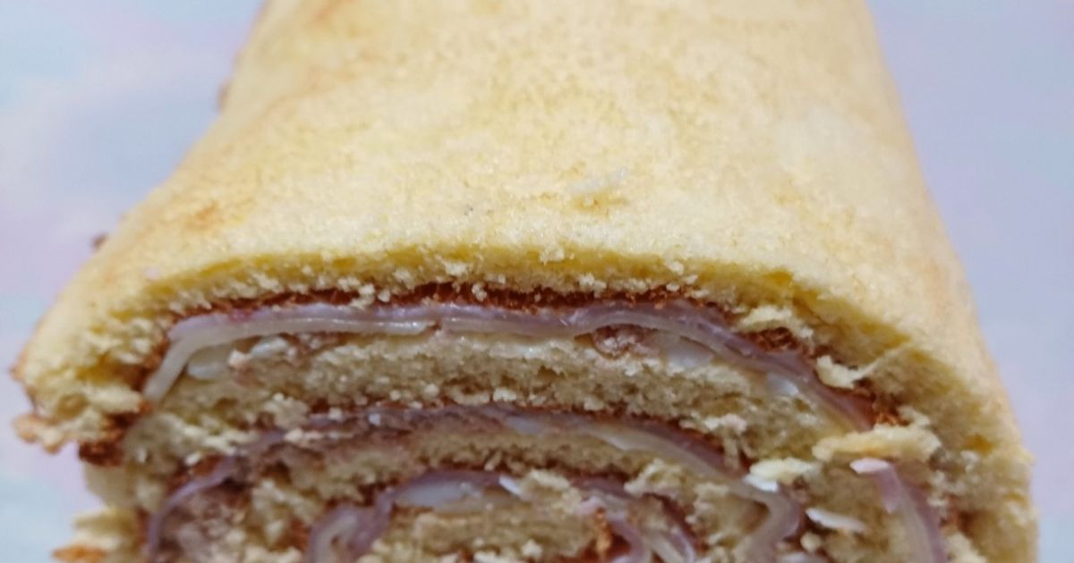 Pionono Relleno Con Atún, Jamón Y Queso Receta de Valeria Banegas- Cookpad