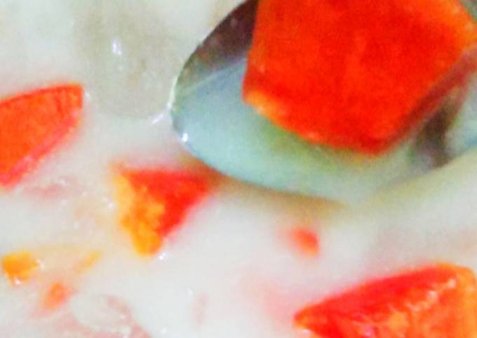 Resep 90. Es Pepaya Santan Khas Padang (Sonok Kalikih) oleh Devin - Cookpad