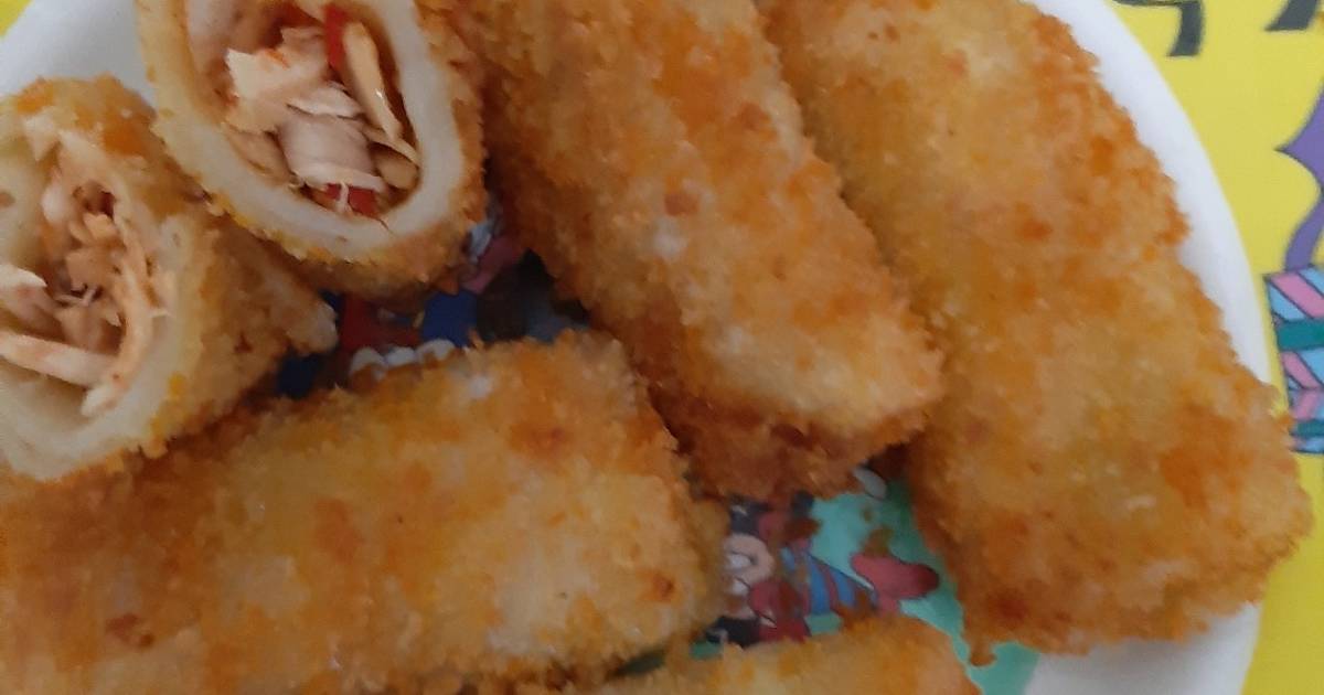 Resep Risolis isi suir ayam pedas oleh Silvia Rahmawati - Cookpad