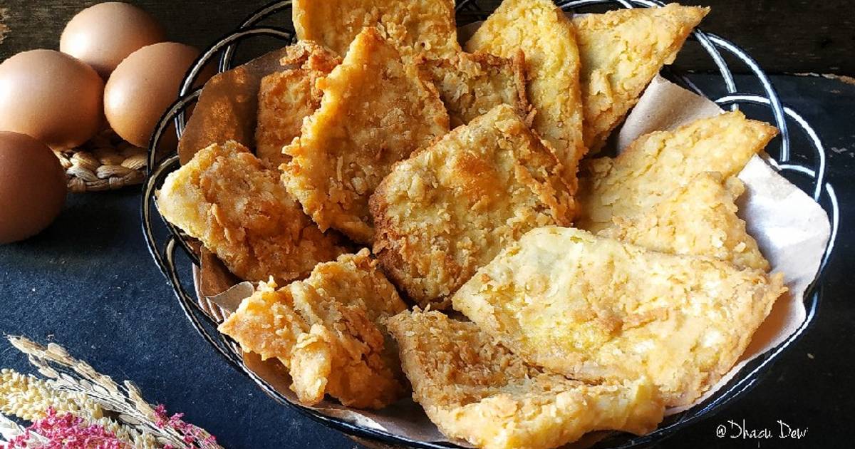 Resep Telur Dadar Crispy oleh Dhapu Dewi - Cookpad