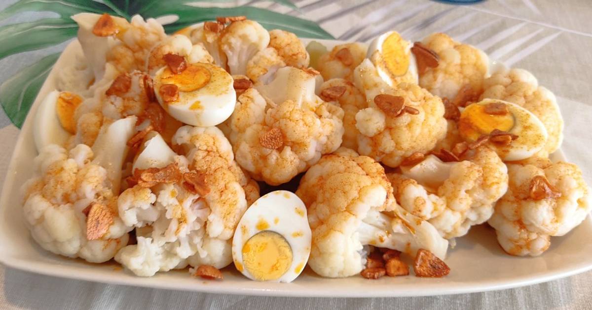 Recetas fáciles y muy sabrosas de coliflor con huevo
