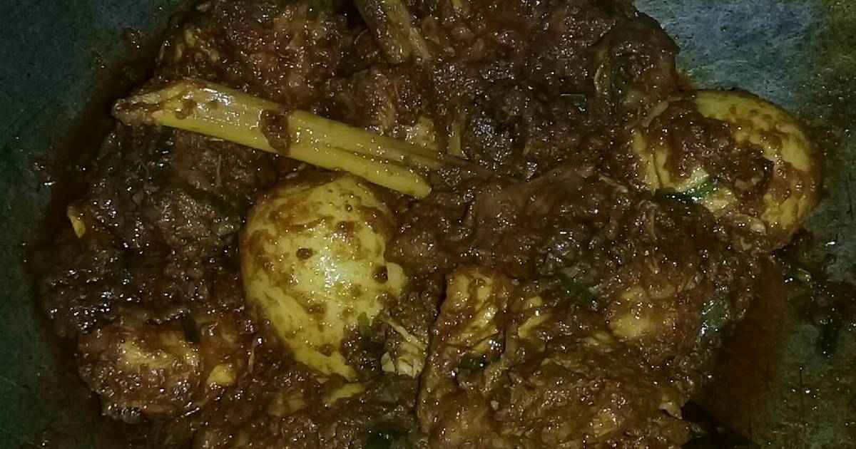 Resep Rendang Ayam Telor oleh Tiewa Young - Cookpad