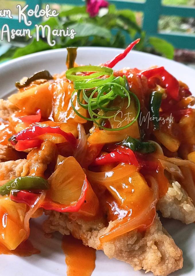 Resep Ayam Koloke Saus Asam Manis oleh Setia Memasak - Cookpad