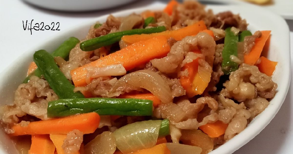 1.089 resep oseng oseng daging sapi wortel dan buncis enak dan mudah ...