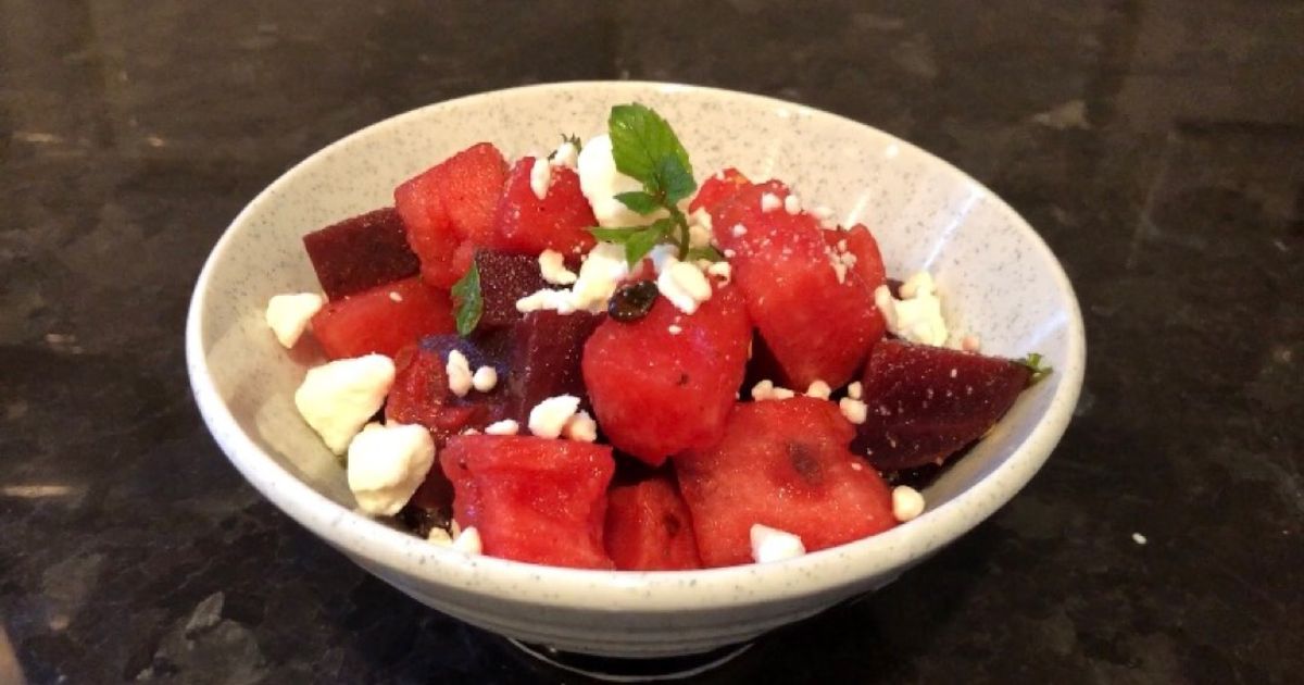 Easy Quick Watermelon And Beets Salad Recipe By Nia Hiura