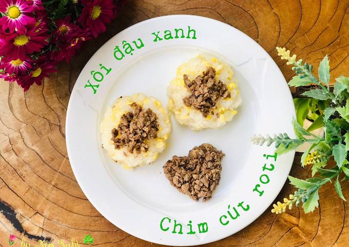Cách Làm Món Xôi đậu xanh chim cút roti của Thoa Nguyen - Cookpad