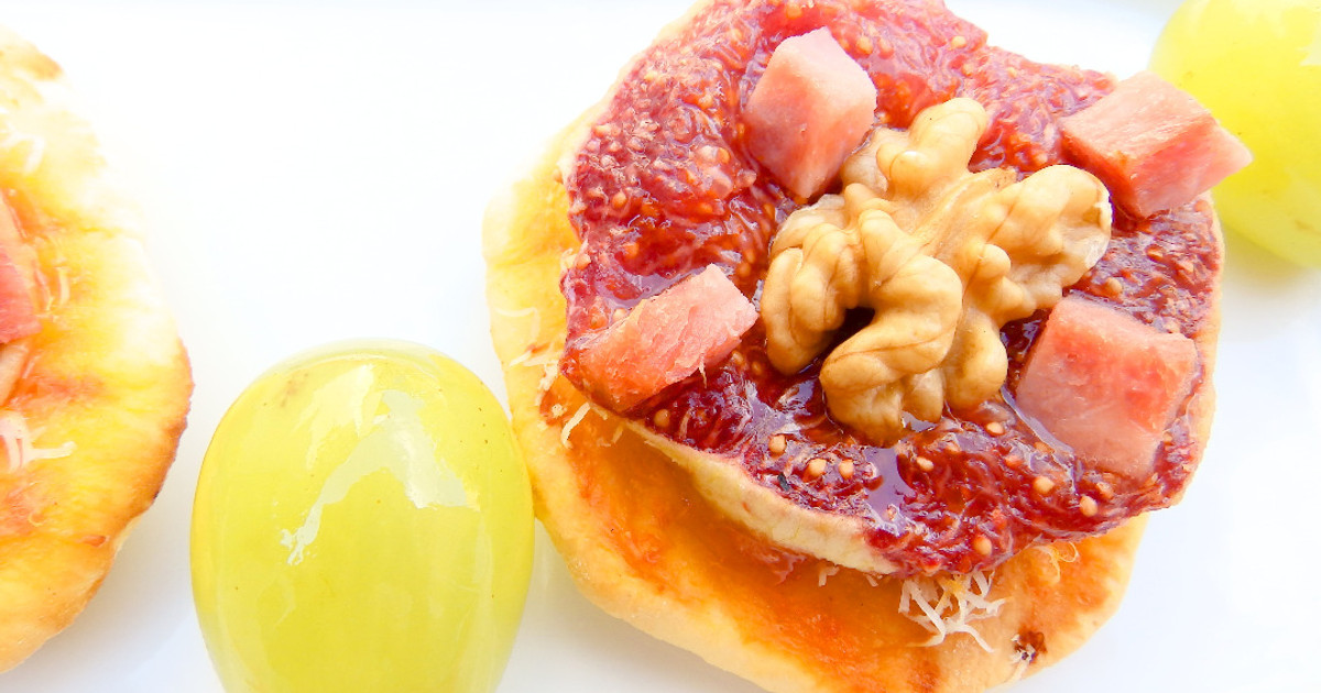 Aperitivo De Higos Y Nueces Receta de Conxita Beà Barrufet- Cookpad