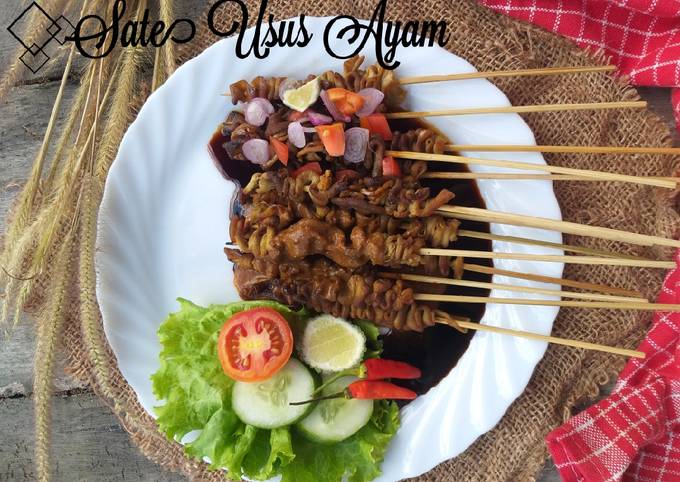 Resep Sate Usus Ayam oleh Lia Syahriati - Cookpad