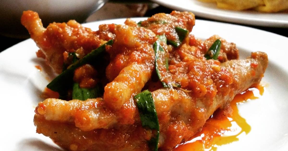 Resep Ceker Pedes bumbu Merah oleh Sulis Dn - Cookpad