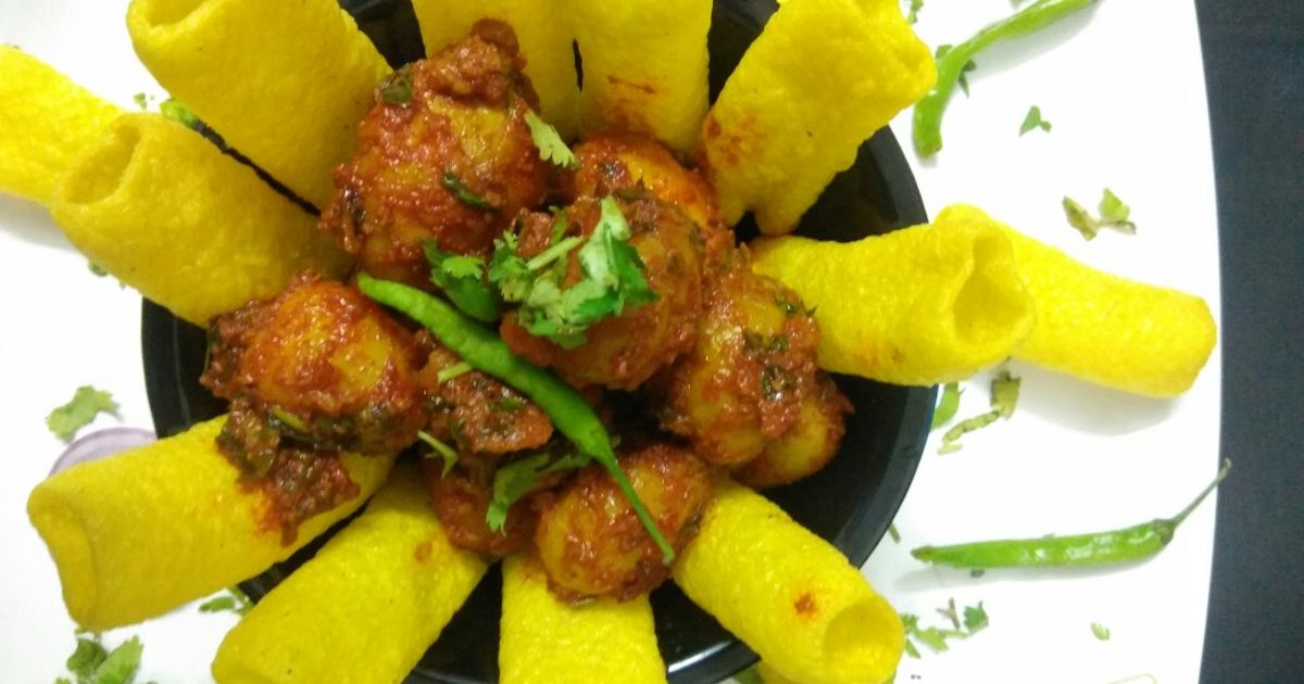 Lasaniya Aloo With Yellow Bhungra Recipe By Suvas Shah