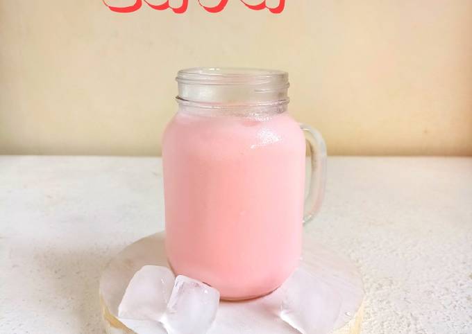 Resep Pink Lava (Minuman ala Richeese) oleh Presella - Cookpad
