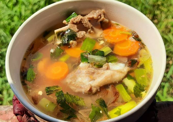 Resep Sup Daging + Tulang Kambing oleh Mrs. Wijen - Cookpad