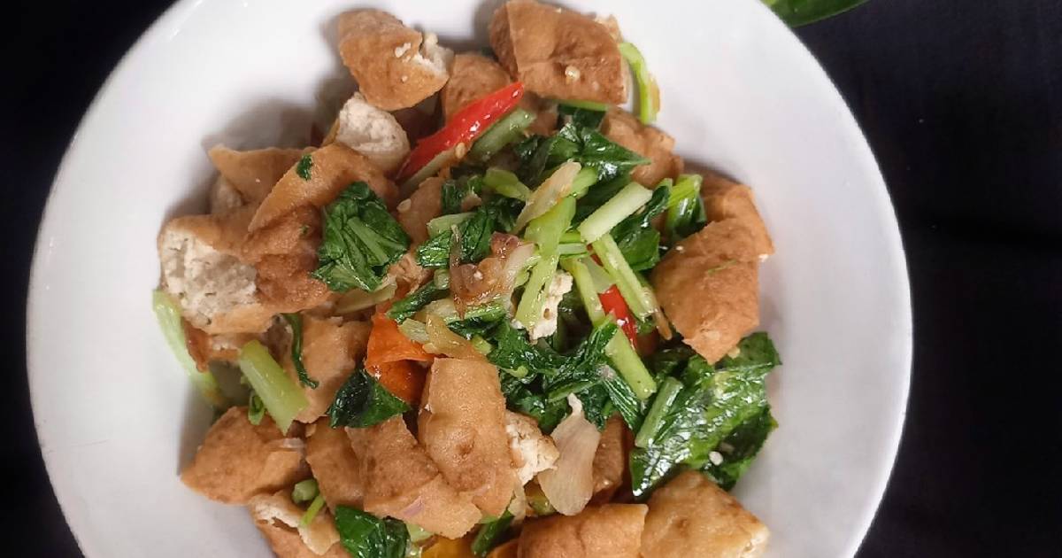 Resep Cah Sawi Tahu Sumedang oleh Ratih Jati - Cookpad